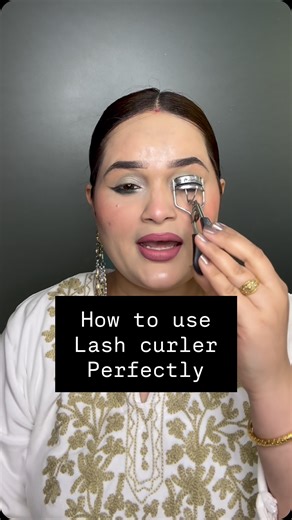 Anjali baliyan ॐ | makeupartist | on Instagram: "Lash curler tutorial"