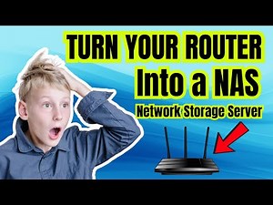 How to Turn Any Router Into a NAS (Network Storage Server)