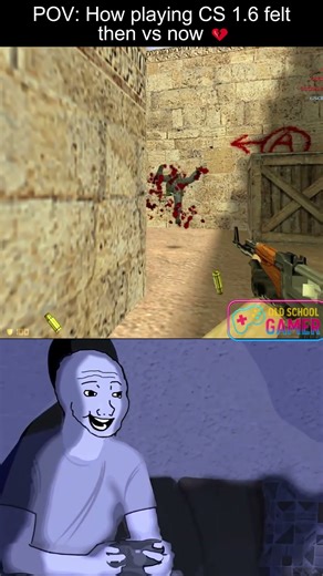 POV: CS 1.6 Then vs Now 💔 #CS16#cs #cs16 #cs1_6 #counterstrike #retrogaming