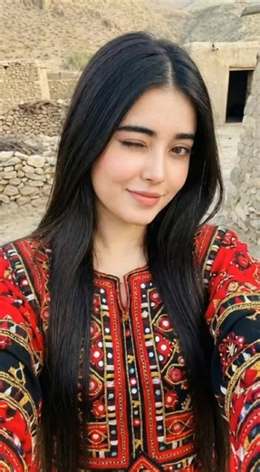 Balochi Girl's Innocent Smile Captured