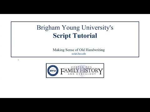 BYU Script Tutorials - Amy Stoddard (21 April 2022)