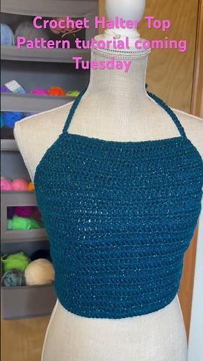 Cute Crochet Halter Top Perfect for Beginners
