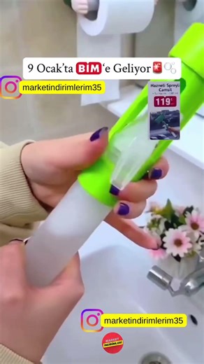 BİM Dispenser Spray Window Cleaner Available from January 9th.