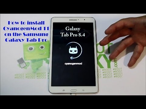 Samsung Galaxy Tab Pro CM11 rom install