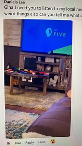 There’s a voice message from space alien to citizens on tv station | Gina Maria Colvin Hill