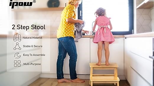How to Install IPOW 2 Step Stool  