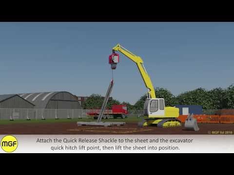 MGF | Sheet Piling - Slit Trench | Safe System of Work