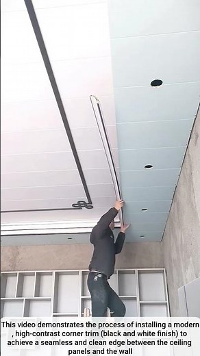 Modern Ceiling Corner Trim ✨