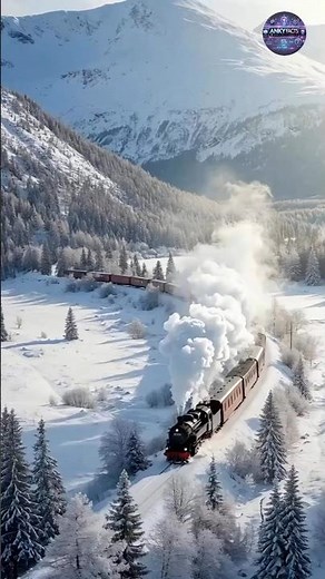 How Trains Run In Extreme Snow! World's Most Powerful Snow Clearing Machines Explained | #Shorts