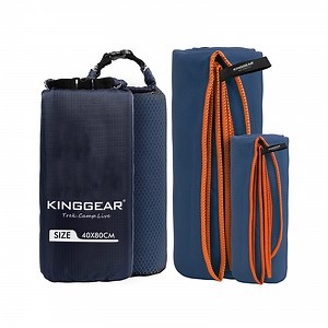 [Hot Item] Microfiber Camping Towels Quick Dry Beach Towel Compact Soft Lightweight Travel Sports Towel for Pool Gym Hiking