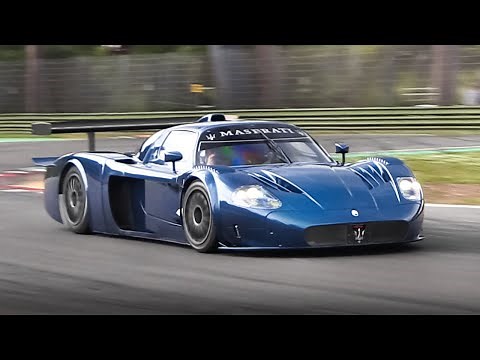 Maserati MC12 Corsa Screaming V12 Engine & Accelerations at Imola Circuit!