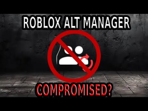Delete Roblox Alt Manager | Public Service Announcement