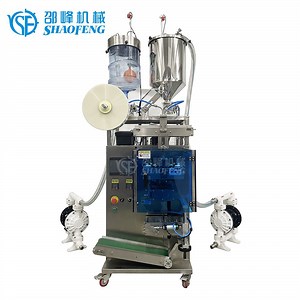 [Hot Item] Automatic Black Hair Dye Shampoo Sachet Filling Sealing Packaging Machine 4 Seals Bag Ab Sachet Filler Sealer