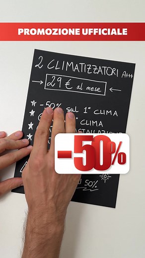 2x1 Climatizzatori A+++ ➡️ 헣헥험헡헗헜 ퟮ, 헣헔헚헛헜 ퟭ ✅ detrai il 50% del 1° Climatizzatore ✅ il 2° Climatizzatore te lo regaliamo noi ​​ | Ariel - Soluzioni per il Risparmio Energetico | Facebook