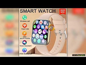 2025 New Smart Watch Full Touch Screen Bluetooth Call AI Voice Heart Rate Waterproof Watches Sports