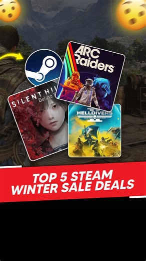 Steam Winter Sale is live and will go on till January 5.🎮🔥 Here are the top 5 deals that are too awesome to ignore! [Steam Winter Sale 2025, best Steam games, PC game discounts, Elden Ring Nightreign, Helldivers 2, Hogwarts Legacy, Silent Hill f, Arc Raiders] #SteamWinterSale #ArcRaiders #GameDeals #HogwartsLegacy #EldenRing | Digit