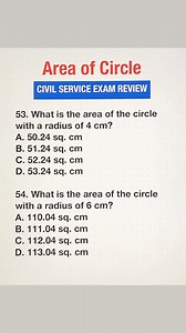 6.2K views · 89 reactions | Area of Circle Made Easy: Learn the Formula! #civilserviceexam #CSE #CSEReview | ORC Online Review PH | Facebook
