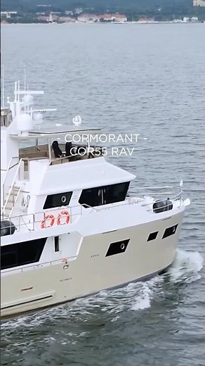 Meet the Cormorant Yachts COR55 RAV, a new generation fast-trawler explorer.