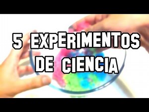 EASY AND FUN children's experiments to make at home science projects at home