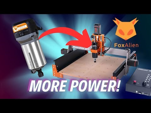 Supercharge Your Fox Alien Desktop CNC With This! | Brett's Laser Garage