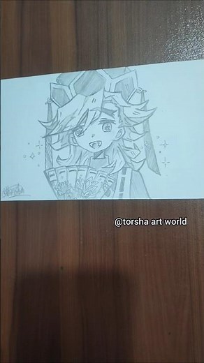 How to draw Chibi Douma face ❤️🖤💫#drawing #douma #chibiart #doma #art #kimetsunoyaiba #demonslayer