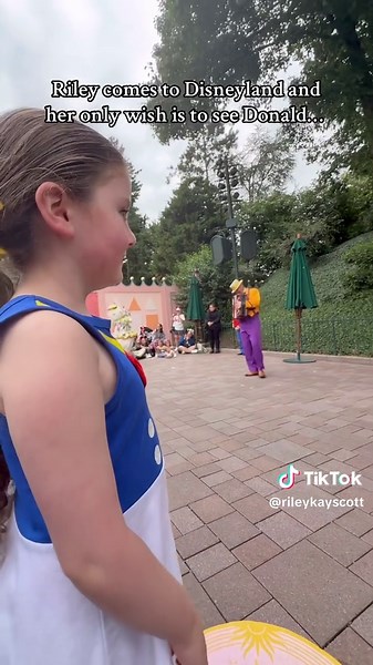 Riley's Magical Moment at Disneyland with Donald Duck
