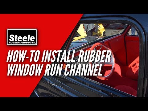 How To Install Window Run Channel For Your Door Glass