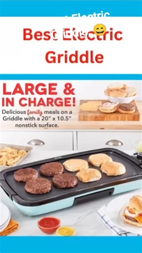 BEST Non Stick Electric Griddles For Easy Cooking!😄#shorts
