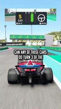 Formula 1 Cars vs Abu Dhabi's T3 #assettocorsa #formula #simracing #shorts #memeedit