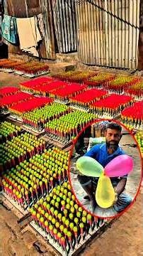 Extraordinary Process Of Making Balloons in a Factory 🤯