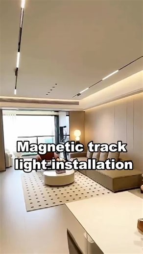 Alead Lighting on Instagram: "Magnetic track light installation. #lamp #light #led #smarthome #lightingdecor #homedecor #lightingdesign #lampdesign #interiordesign #lampfactory #ledstriplights #ledstrips #diy #installation #designer #architect #architecture #instagood #home #atmosphere #aleadhome #aleadlighting"