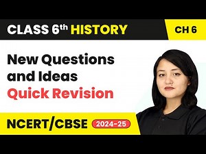 New Questions and Ideas - Quick Revision | Class 6 History Chapter 6 | CBSE 2025-26