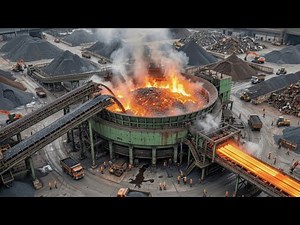 Inside the Steel Factory – From Ore to Coil: The Incredible Wire Rod Journey