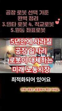 산업용 로봇 선택 꿀팁! 속도/정밀도/공간에 따른 '최적화 6단계 공식' #shorts #산업용로봇 #로봇5형제 #공장자동화 #관절형로봇 #SCARA #델타로봇 #직교로봇