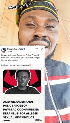 Paystack co founder should be prosecuted - Barrister Deji Adeyanju #duet #hotnews