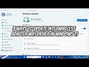 3 Ways to Update Intel Wireless Adapter WIFI Driver in Windows 11