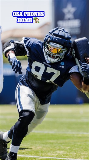 8.9K views · 233 reactions | Callin' mom from camp  Osa is staying connected with his mom at training camp! #DallasCowboys | AT&T | Dallas Cowboys | Facebook