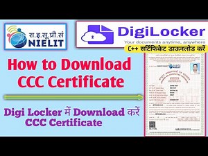 How to Download CCC Certificate DigiLocker | C++ Certificate | CCC Result | CCC Form Online