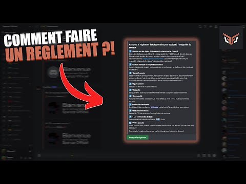 Comment faire un REGLEMENT avec DRAFTBOT !!!