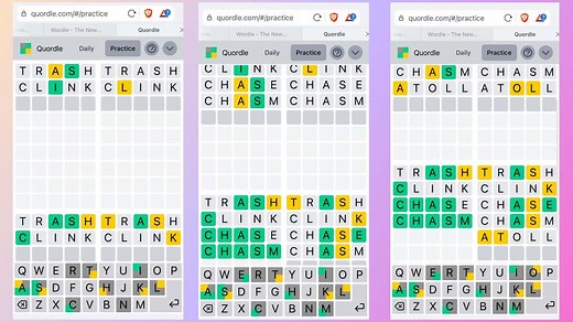 You Should Try Quordle If You're Too Good at Wordle