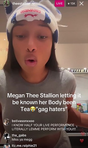 Megan Thee Stallion IG Live #megan #theestallion #stallion #tinasnow #htownhottie #femalerapper #megtheestallion #fyp #viral #foryou #stalli #meganpete #megantheestallion #meg #thestallion #megstallion #megantheestallionedits🥵 #hotties