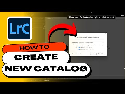 How to Create a NEW CATALOG in Lightroom