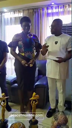 3.9K reactions · 95 shares | Afua Asantewaa pays courtesy call to Despite Media Management as she receives an undisclosed amount of money in support of her Guiness World Record Singathon attempt on the 24th - 27th December 2023. The media group has also promised to take live coverage of the singathon show that will be held at the Akwaaba Village Airport #abeikusantana #GuinnessWorldRecord #despitemedia | Abeiku Santana | Facebook