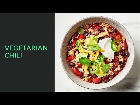 Vegetarian Chili | 55 Minutes | Guided Cooking | CHEF iQ Smart Cooker