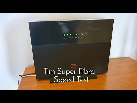Tim Super Fibra with Tim Hub Plus modem speed test