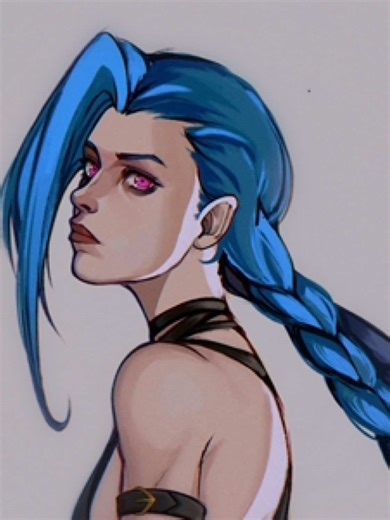 Exploring Line Art: Jinx from Arcane