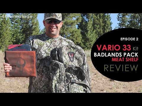 Vario 33 Meatshelf Installation - Hunting Backpack From Badlands | Gear Review
