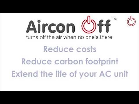 Air Conditioning Power Saver, Aircon Off Motion Sensor Control