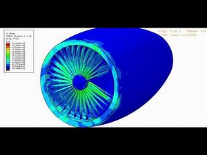 Fan Blade Out Finite Element Simulation in ABAQUS