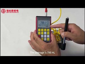 How to test hardness with a leeb portable hardness tester?